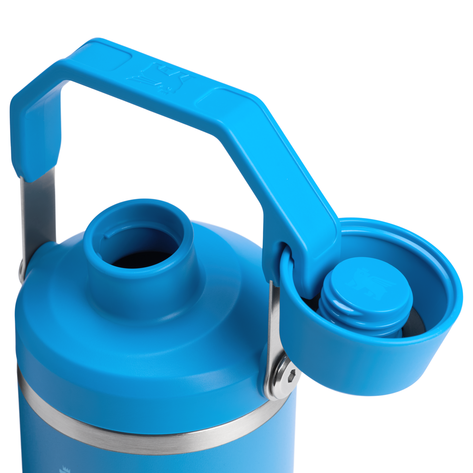 IceFlow™ 40 OZ Insulated Water Bottle Tumbler – Fast Flow Design in Azure Color – Replica Stanley